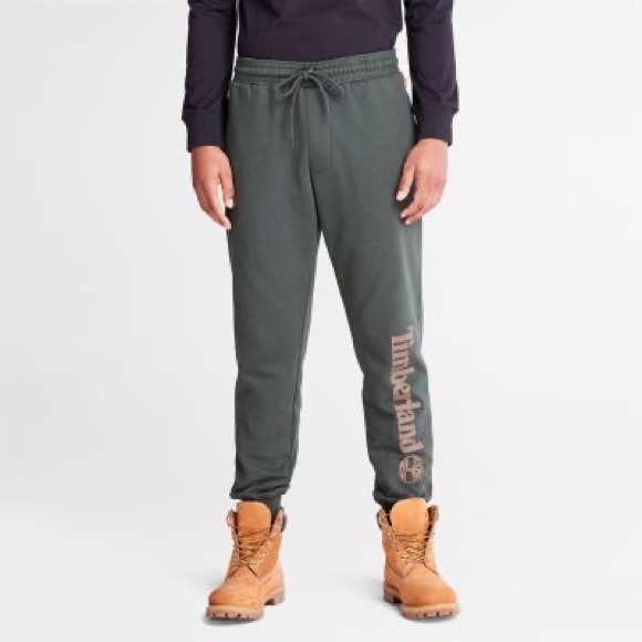 Timberland | Pants | Timberland Mens Logo Sweatpants In Dark Olive Size ...